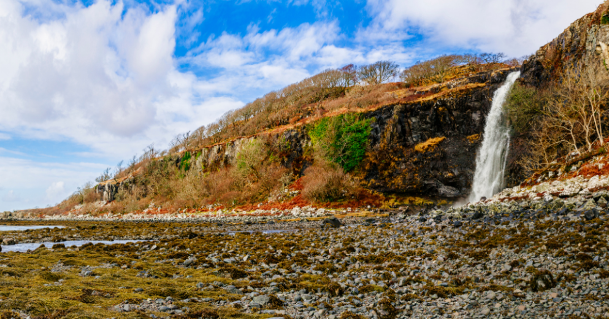 Waterfalls on Isle of Mull, Scotland - Eas Fors Waterfall Walk