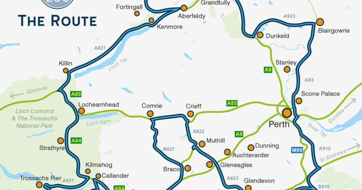 Heart 200 Touring Route